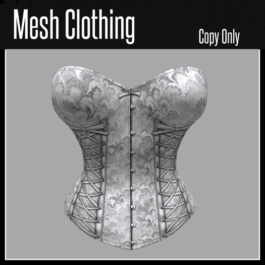 Second Life Marketplace - White Silk Corset