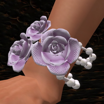 Second Life Marketplace - LW_3 Rose Bracelet Left Right Light Pink Pattern