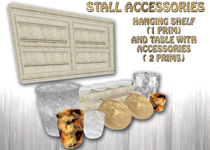 Second Life Marketplace - Stall Accessories