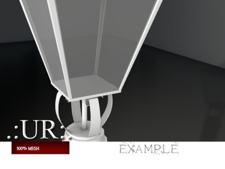 Second Life Marketplace - .:UR:. Film Noir Lamp Post - II (full perm mesh)