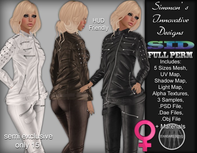 Second Life Marketplace - **NEW PRICE** Semi-Exclusive Female Leather ...