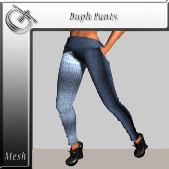 Second Life Marketplace - DAPH COMPLETE JEAN SET BLACK