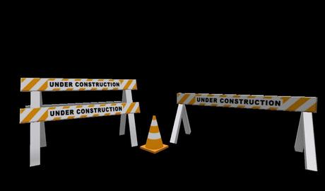 Second Life Marketplace - Kit Mesh Set of Under Construction (box)