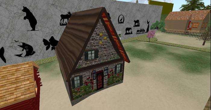 Second Life Marketplace Cute Cottage Fantasy House Low Prim Copy Modify