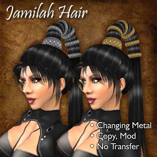 Second Life Marketplace - Jamilah Black Hair