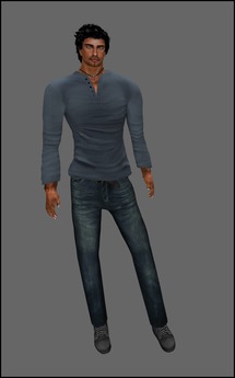 Second Life Marketplace - M-Creations *MESH & FITMESH* Oufit Falco Blue ...
