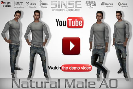 Second Life Marketplace - [SINSE] Natural Male AO Motion Capture ...