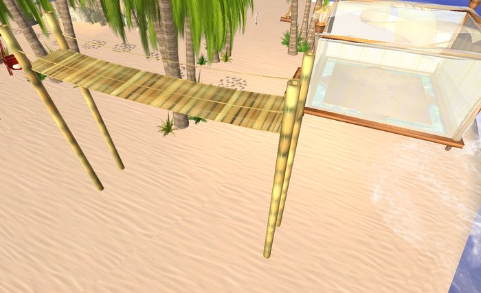 Second Life Marketplace - Dreamscape Tiki Rope Bridge 10m