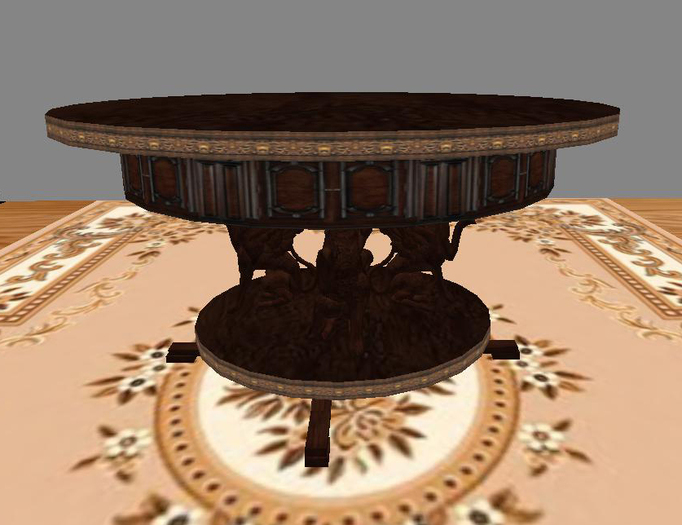 Second Life Marketplace - Griffin Table 3 (Round)