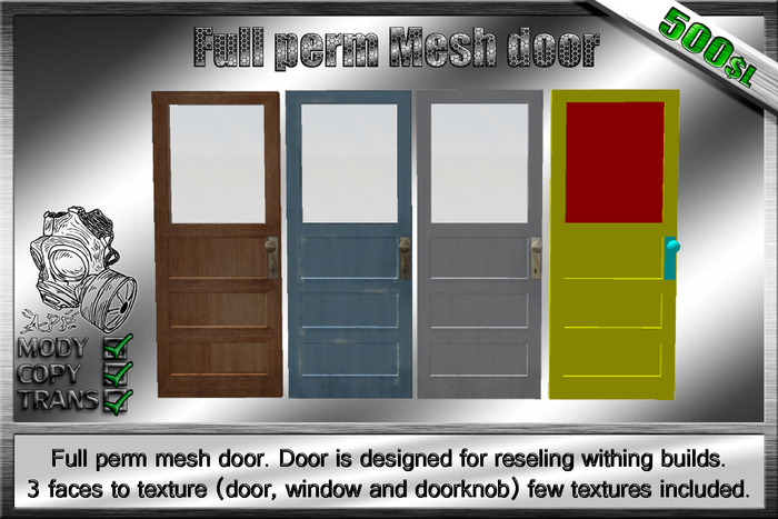 Second Life Marketplace - Full perm mesh doors