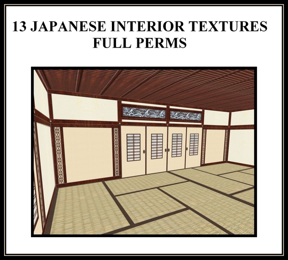 Second Life Marketplace - Japanese Textures - Pack 13 full perms ...