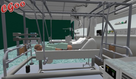 Second Life Marketplace - Hospital Bed No 2 Extended Version Traction