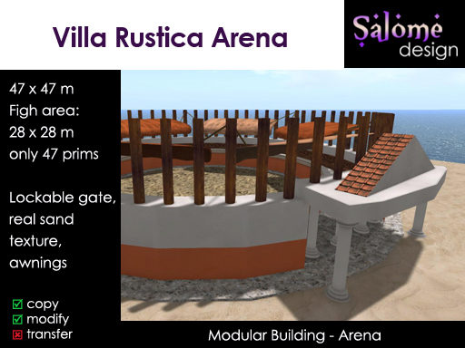 Second Life Marketplace - Villa Rustica Arena 1.0