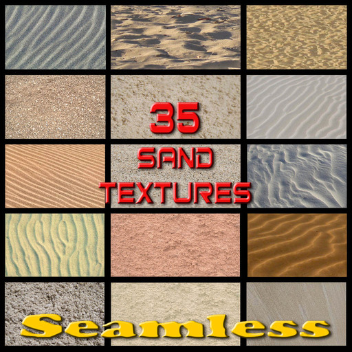 Second Life Marketplace - 35 seamless sand textures