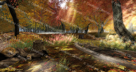 Second Life Marketplace - HANAU - Original Art: Forest Scene -boxed-