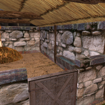 Second Life Marketplace - DELUXE STONE STABLE from Castle Clan - Mesh ...