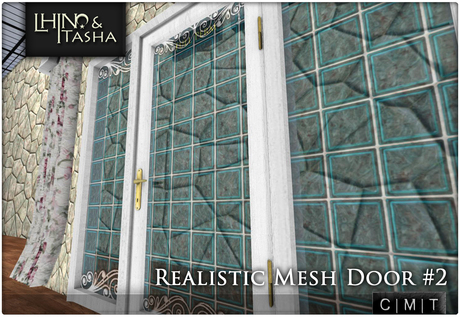 Second Life Marketplace - [L&T] - Realistic Mesh Door #2 (Full Perm ...