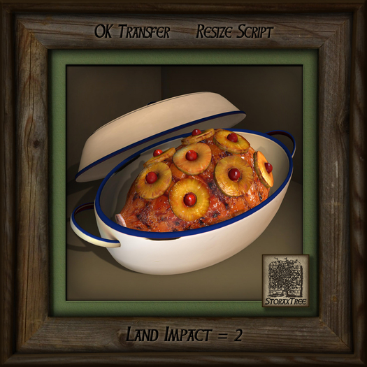 Second Life Marketplace - Home Cooking - Roast Ham C