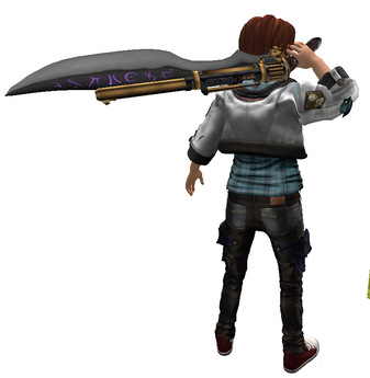 Second Life Marketplace - Runari Edge Caster, magic gunblade
