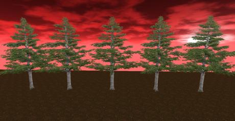 Second Life Marketplace - WoW 5 Mesh Evergreen Trees