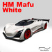 Second Life Marketplace - HM MAFU White 100% Mesh vehicle