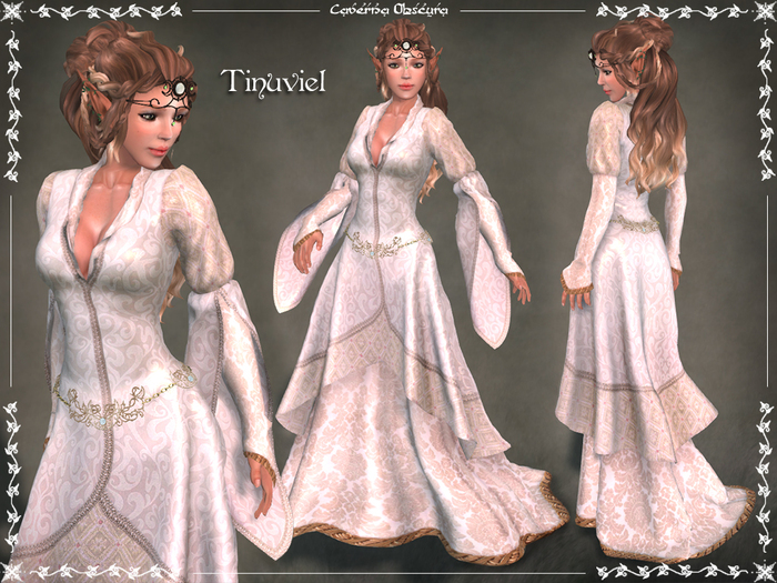 Second Life Marketplace - DEMO Tinuviel Gown by Caverna Obscura ...
