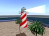 Second Life Marketplace - 20m Vista Point Lighthouse V3 (Candy Cane Red ...