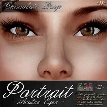 Second Life Marketplace - ~JJ~ Portrait Eyes (chocolate drop)