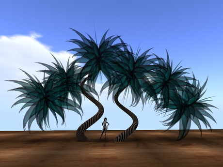 Second Life Marketplace - [Px] Twisted Palm Tree Arcade