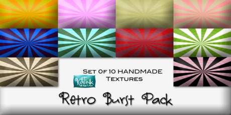 Second Life Marketplace - KaTink - Retro Burst Pack