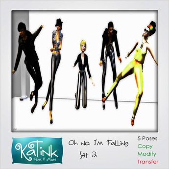 Second Life Marketplace - KaTink - Oh No, I'm Falling Set 2 Fat Pack
