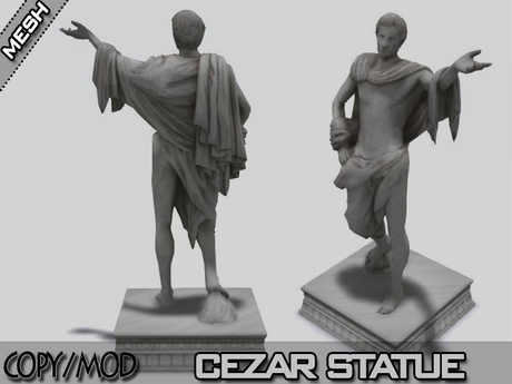 Second Life Marketplace - + Cezar Statue + copy/mod