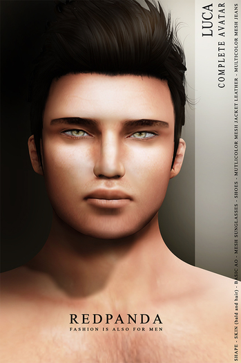 Second Life Marketplace - .:REDPANDA:. COMPLETE AVATAR LUCA DEMO