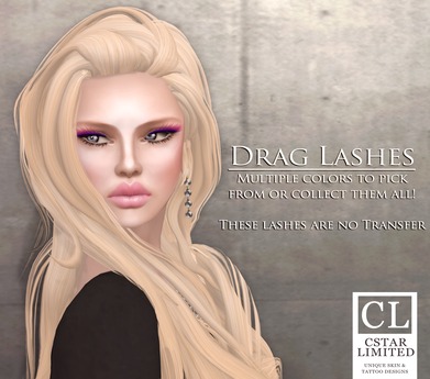 Second Life Marketplace - cStar Limited - Drag Lashes - Chartreuse