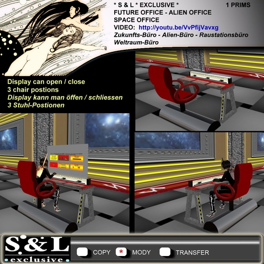 Second Life Marketplace - * S & L * EXCLUSIVE * FUTURE OFFICE - ALIEN ...