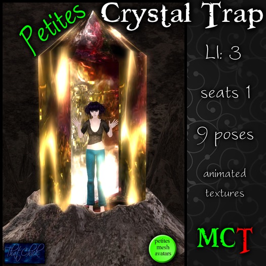 Second Life Marketplace - ~tc~ Petites Crystal Trap - E *for petites ...