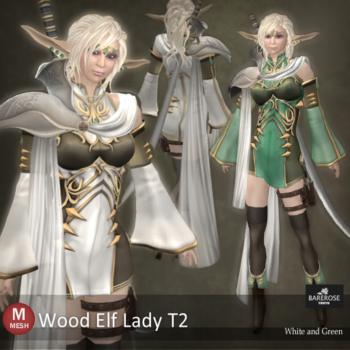 Second Life Marketplace - ::: B@R ::: Wood Elf Lady T2
