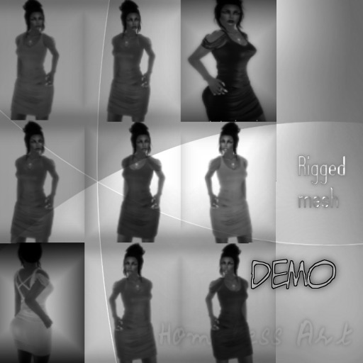 Second Life Marketplace Tight Dress Demo