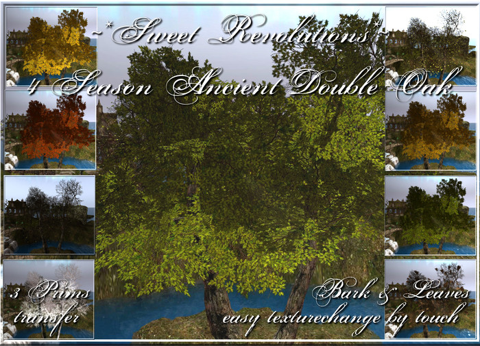 Second Life Marketplace - ~*SR*~ 4 Season Ancient Double Oak Box