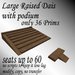 Second Life Marketplace - Raised Dias with Podium - Large (seats up to 60)