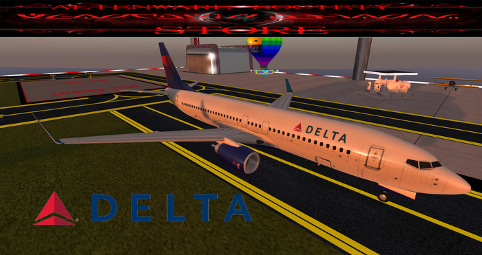 Second Life Marketplace - Delta Airlines 737-800 paints