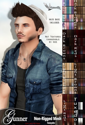 Second Life Marketplace - *~*Damselfly*~*Gunner Non-Rigged Mesh Big Pack
