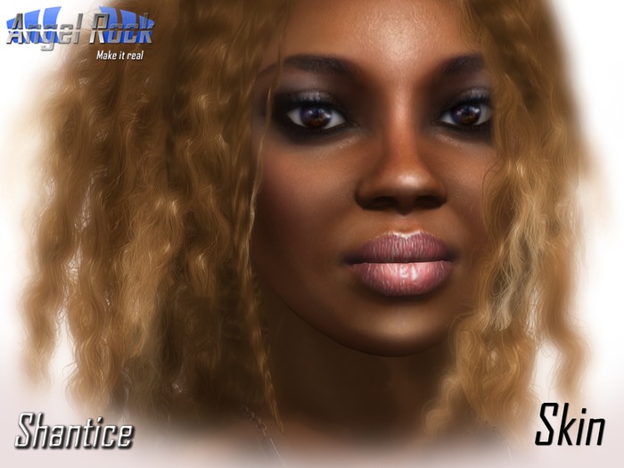 Second Life Marketplace - Angel Rock Skin Shantice EBONY OAK fat pack DEMO