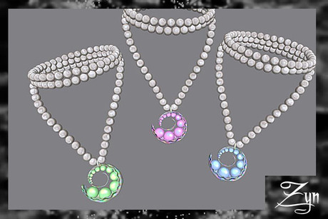 Second Life Marketplace - Zyn ~ Pearl Pod Necklaces