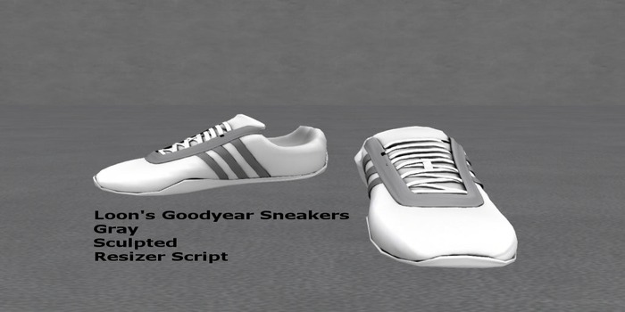 Second Life Marketplace - Loon's Goodyear Sneaker(Gray)