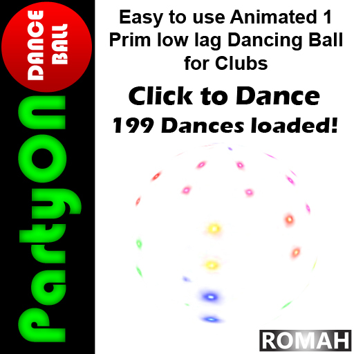 Second Life Marketplace - PartyON Dance Ball M05 - 199 Dances loaded!