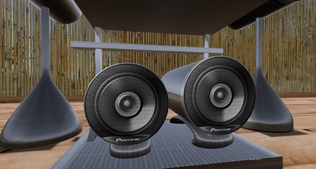 Second Life Marketplace - Pioneer Mesh Tube Speaker Set v1.0