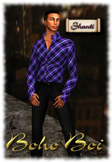 Second Life Marketplace - Shanti Boho Boi Sharp Outfit MESH v1.2gb