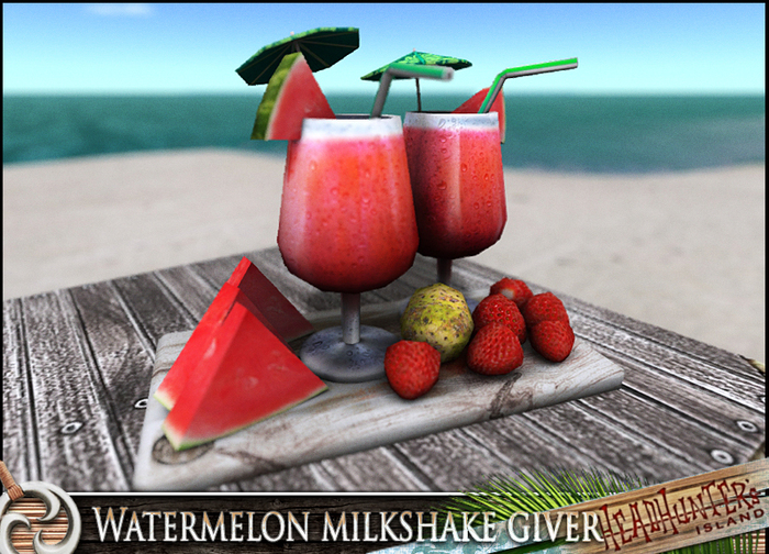 Second Life Marketplace - HeadHunter's Island - Watermelon milkshake ...