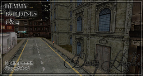 Second Life Marketplace - Dusty Heights - Dummy Buildings 1 & 2 - 3 ...